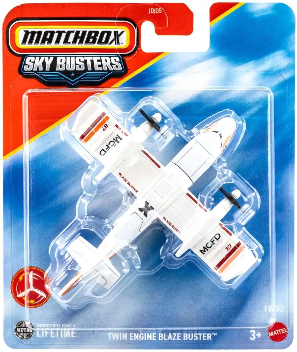 Matchbox Sky Busters Twin Engine Blaze Buster Diecast Vehicle Mattel Toys - ToyWiz