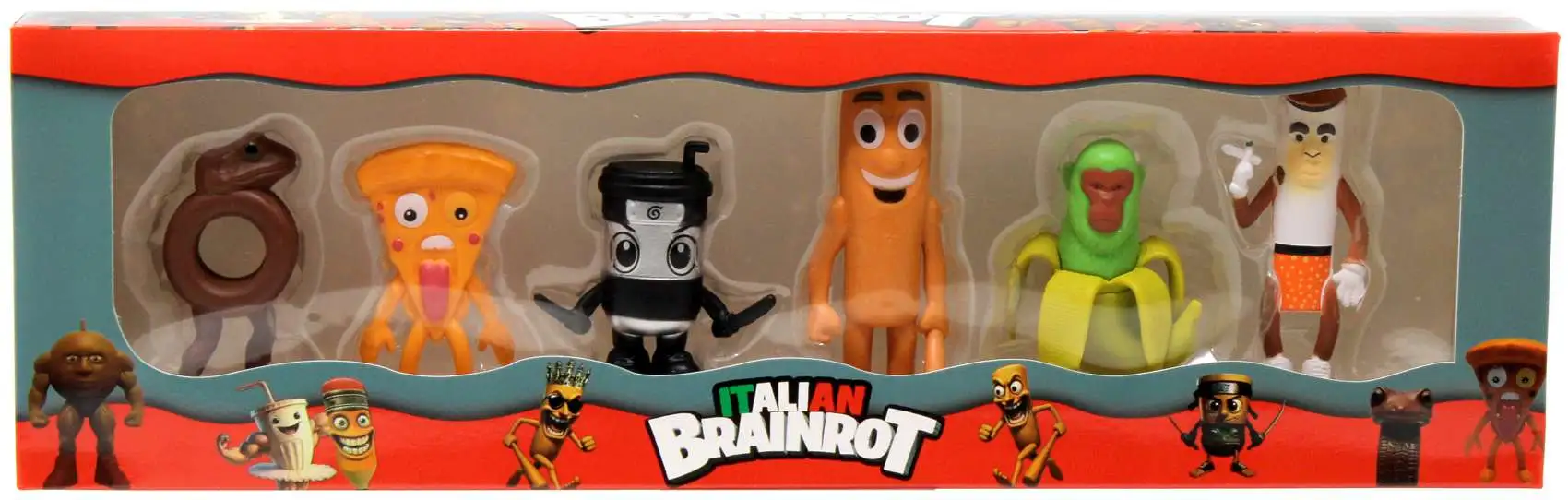 Italian Brainrot Italian Brainrot Figure 6-Pack Version B - ToyWiz