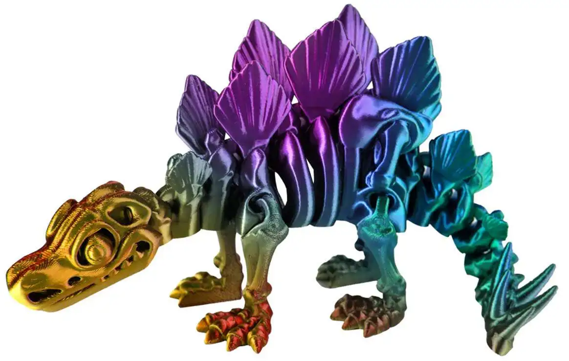 FlexiSaurs Curiosities Mega Stegosaurus Fidget Toy ORB Toys - ToyWiz