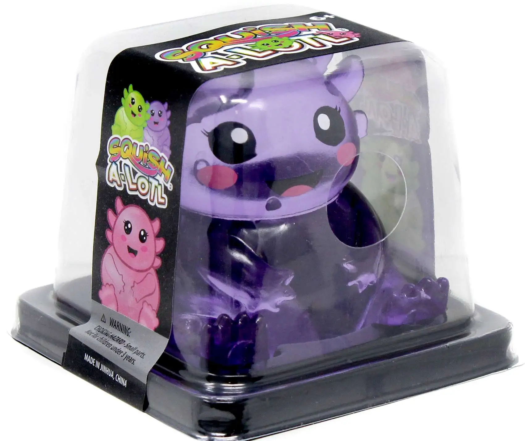 Squish A-Lotl Translucent Purple Squeeze Toy Incredible Group - ToyWiz