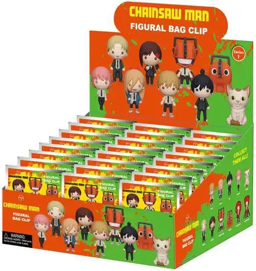Chainsaw Man 3D Figural Keyring Chainsaw Man Series 1 Mystery Box 24 ...
