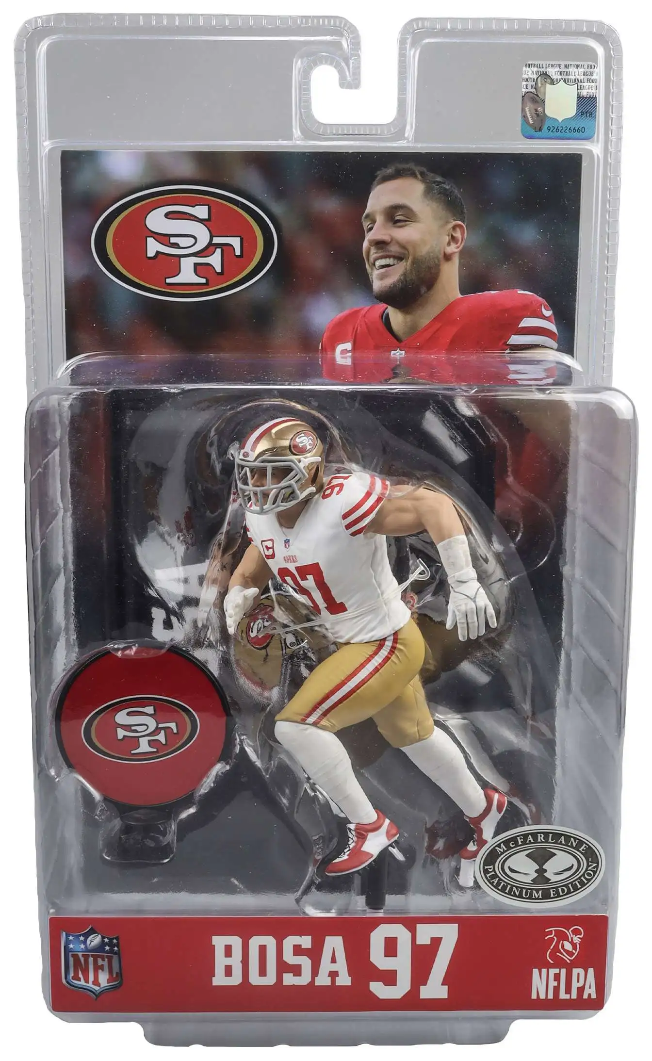 McFarlane Toys NFL San Francisco 49ers Sports Football Nick Bosa 7 ...