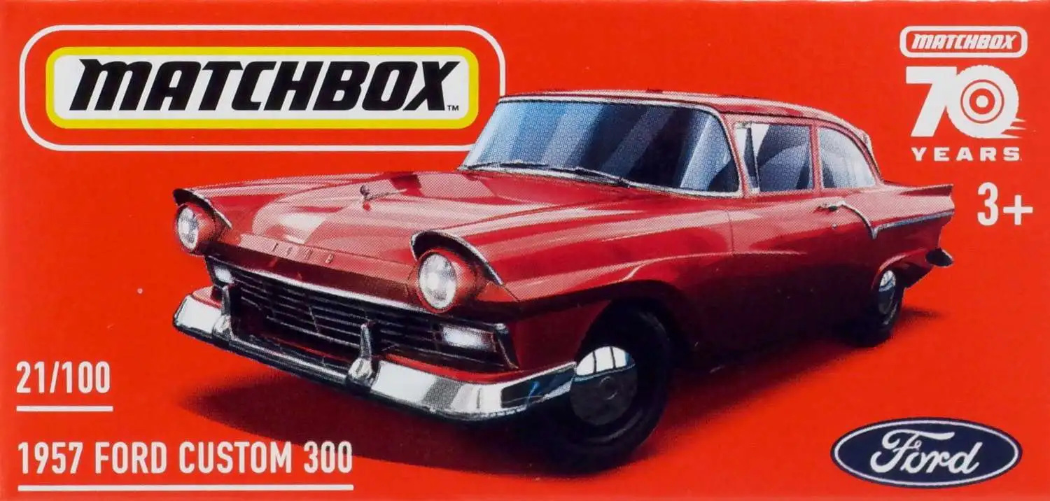 Matchbox 70th Anniversary Drive Your Adventure 1957 Ford Custom 300 ...