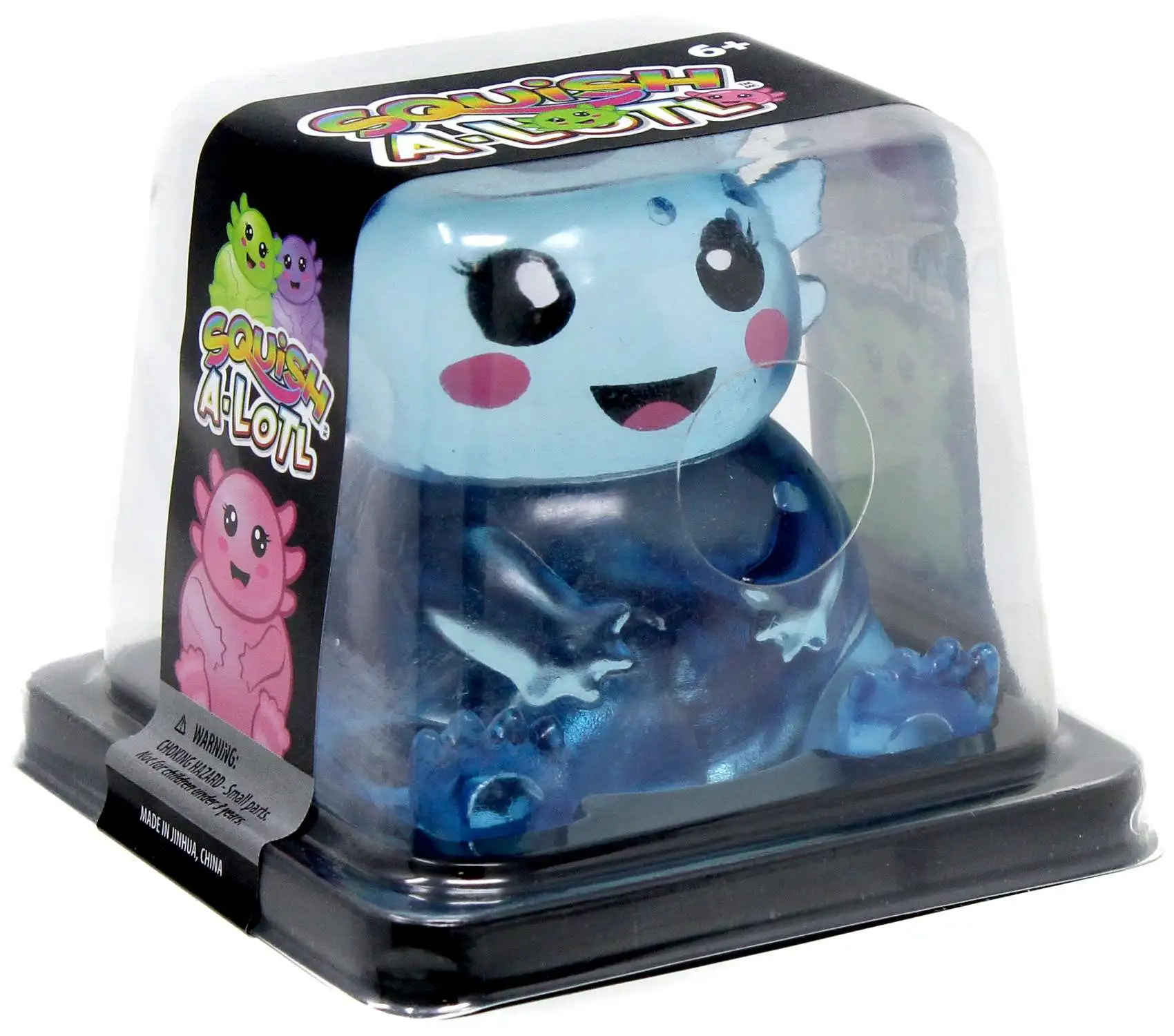 Squish A-Lotl Translucent Blue Squeeze Toy Incredible Group - ToyWiz