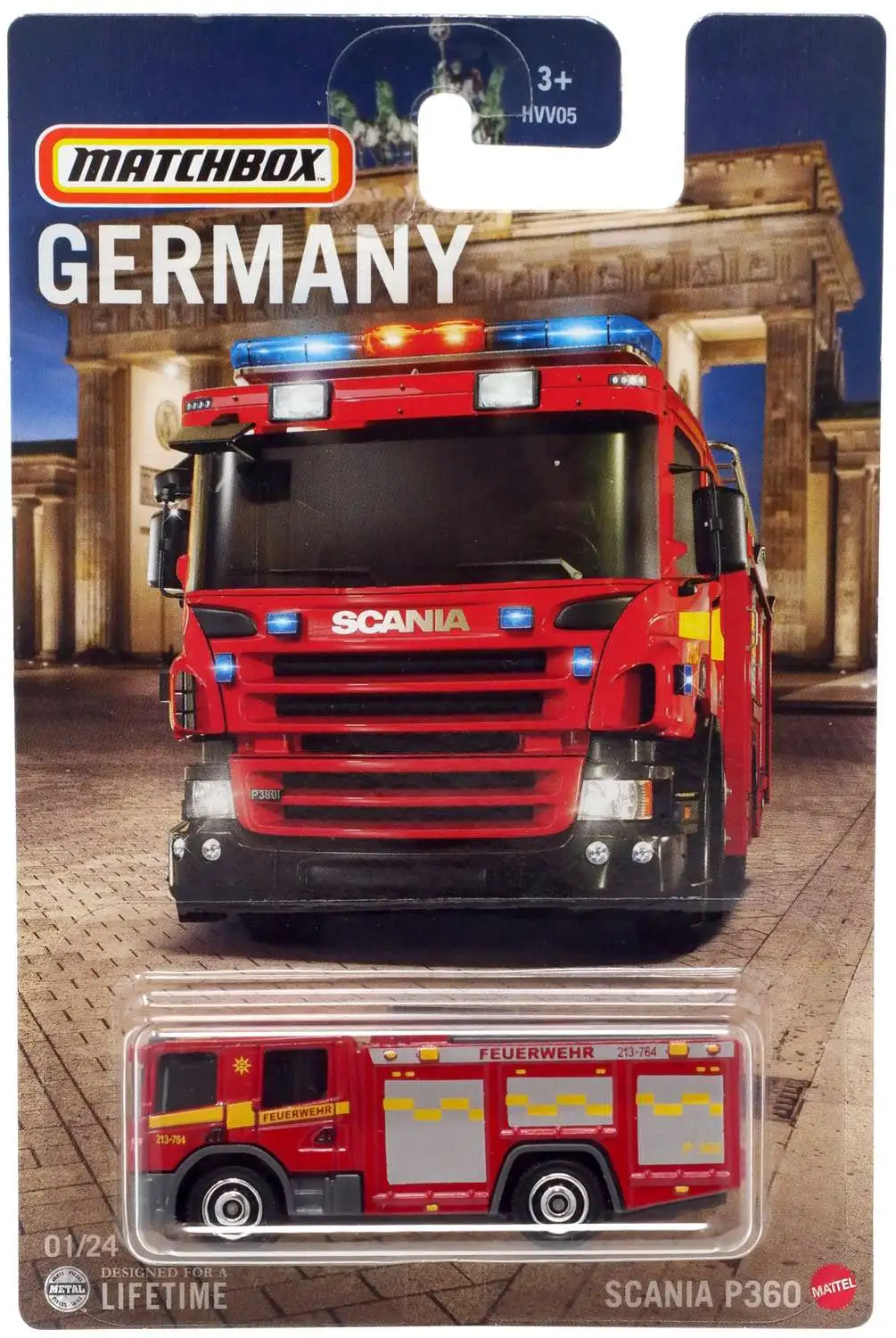 Matchbox Germany Scania P360 Diecast Car 124 Mattel - ToyWiz