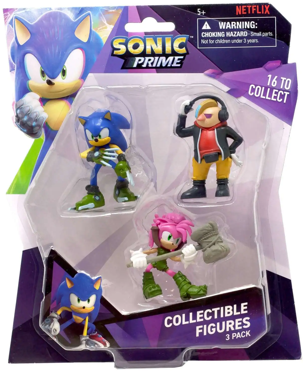 Sonic The Hedgehog Prime Series 1 Sonic, Amy Dr. Dont 2 Mini Figure 3 ...