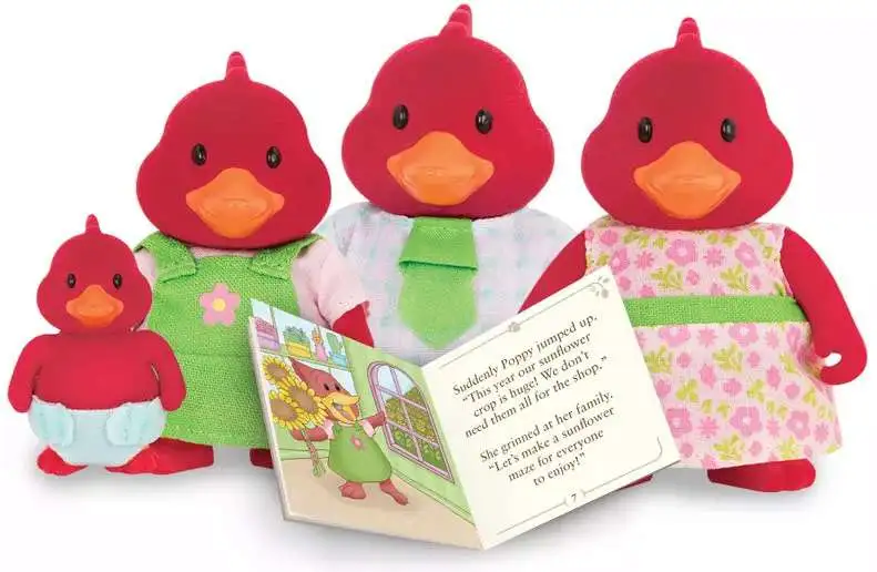 Lil Woodzeez Famileez Mountain Collection Tailfeather Cardinal Family ...
