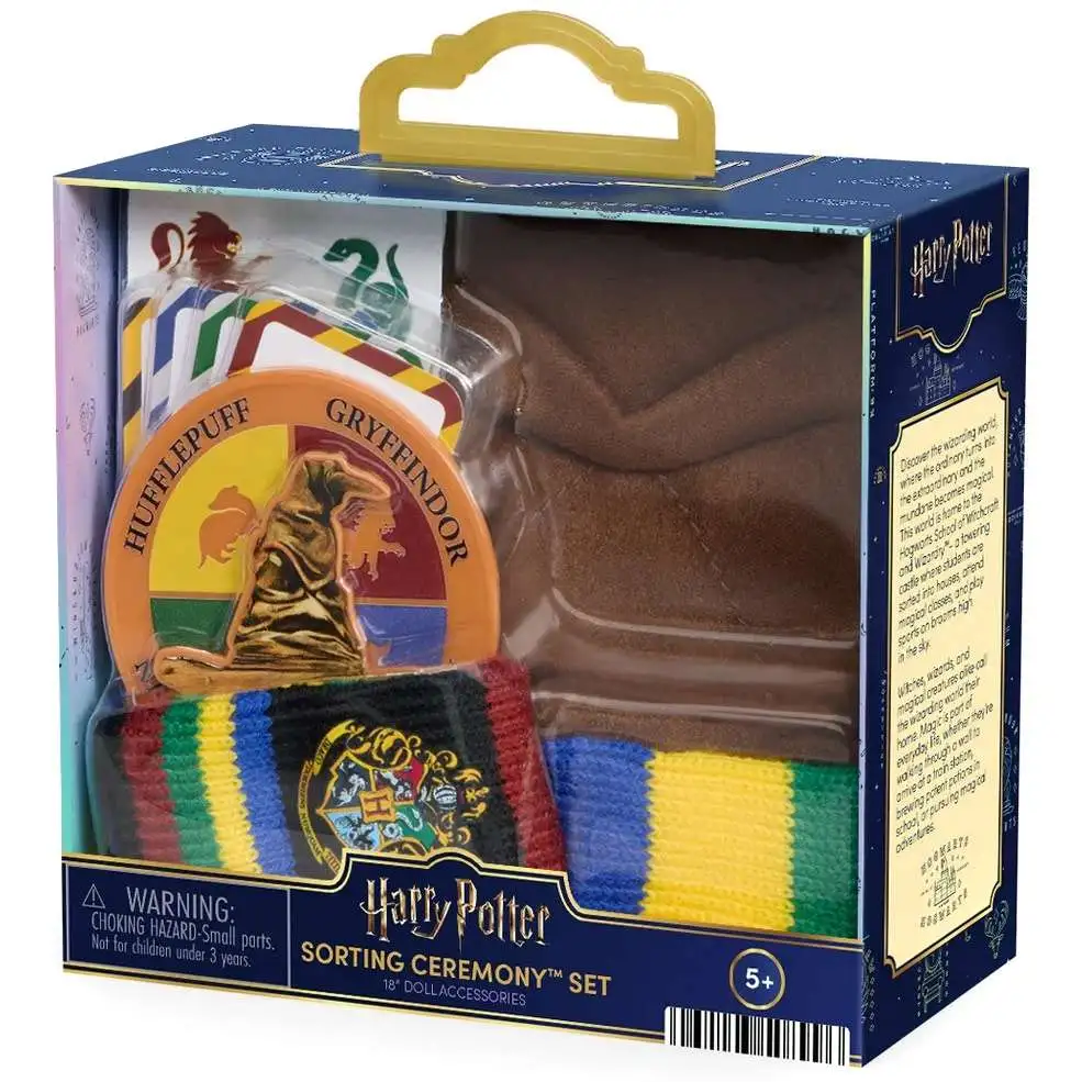 Harry Potter Sorting Ceremony Set 18 Doll Accessories Iconic Drops - ToyWiz