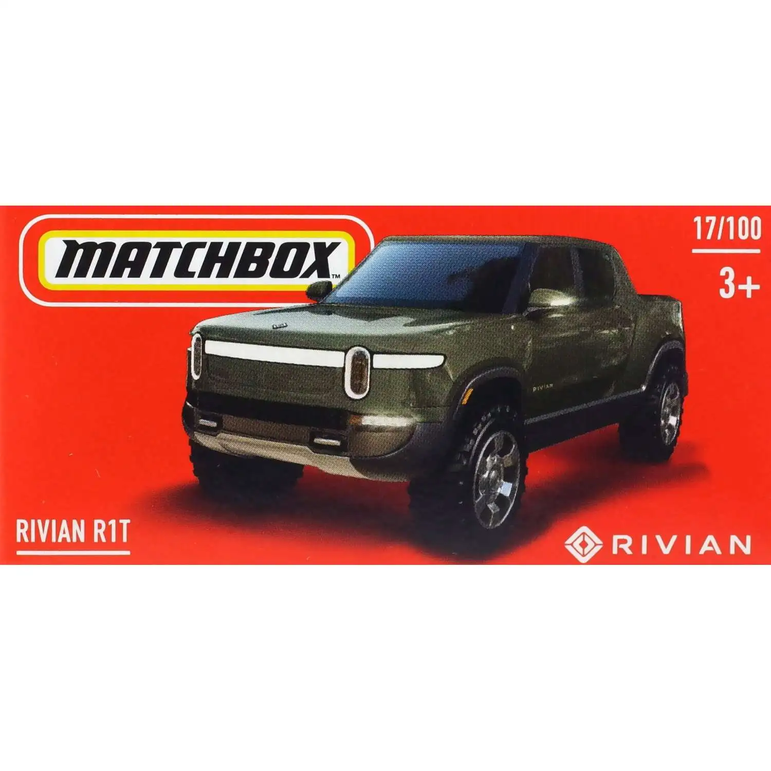 Matchbox Rivian R1T Diecast Car Green, Boxed Mattel - ToyWiz