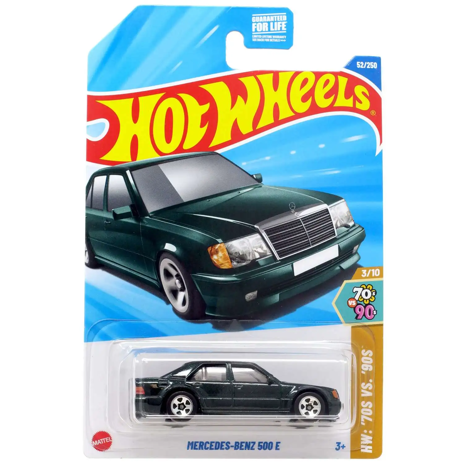 Hot Wheels HW 70s vs. 90s Mercedes-Benz 500 E 164 Diecast Car Mattel ...