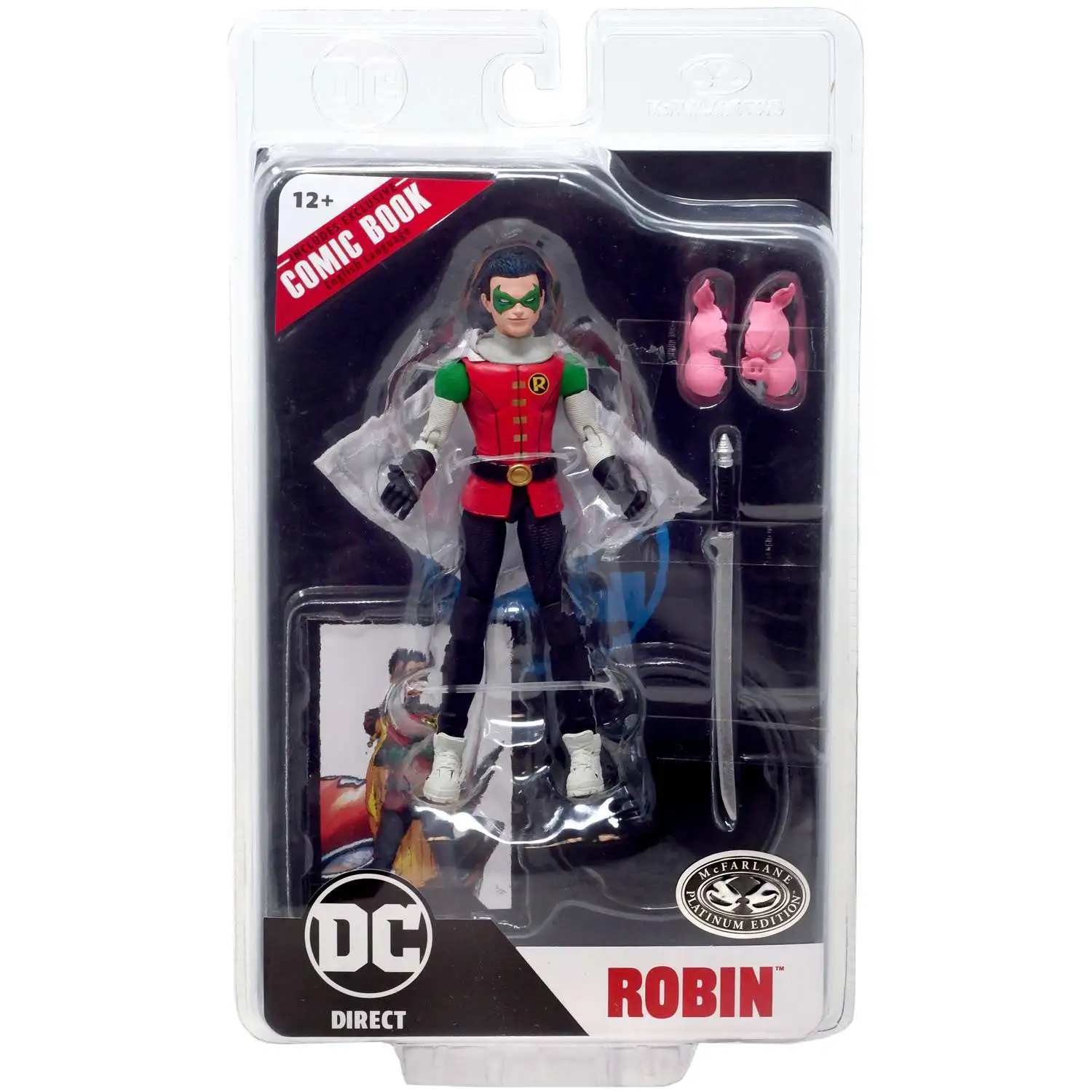 McFarlane Toys DC Direct Page Punchers Robin 7 Action Figure with Comic ...