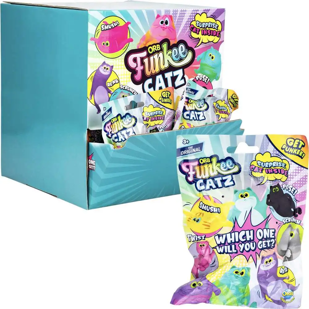 Funkee Catz Surprise Cat Mystery Box 24 Packs ORB Toys - ToyWiz