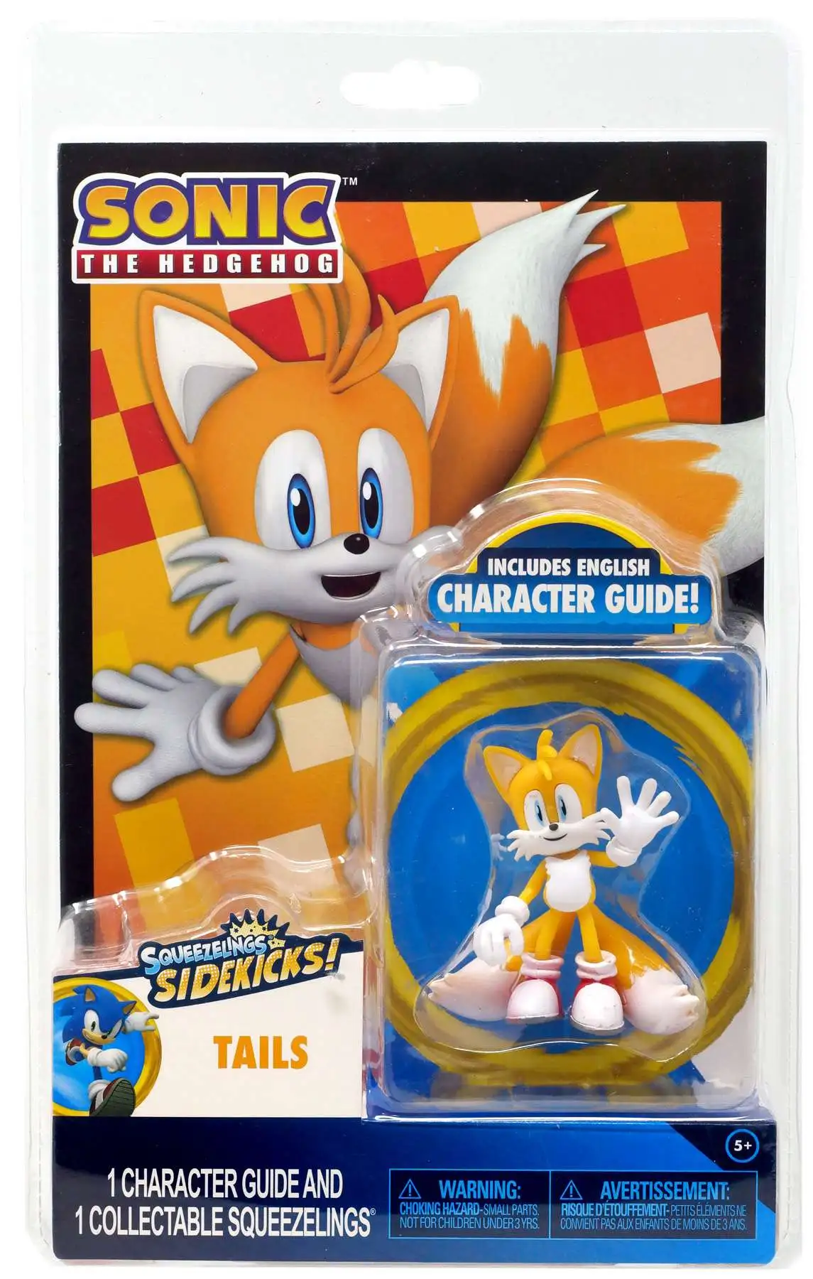 Sonic The Hedgehog Squeezelings Sidekicks Tails 2.5 Figure Character ...