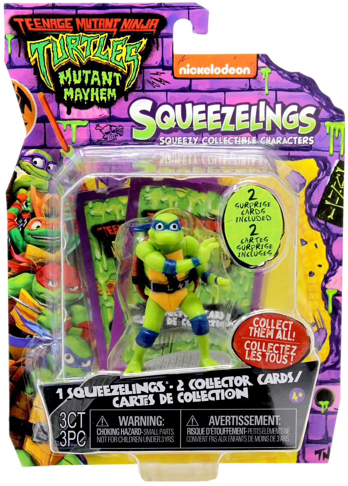Teenage Mutant Ninja Turtles Squeezelings Leonardo 3 Squeezy ...