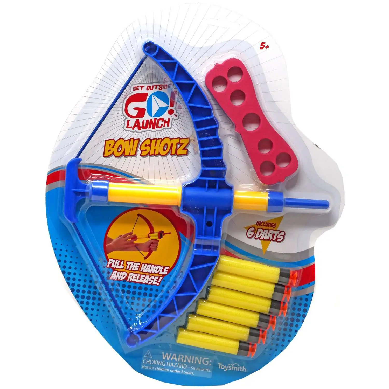Go Launch Bow Shotz Dart Blaster Blue Toysmith - ToyWiz