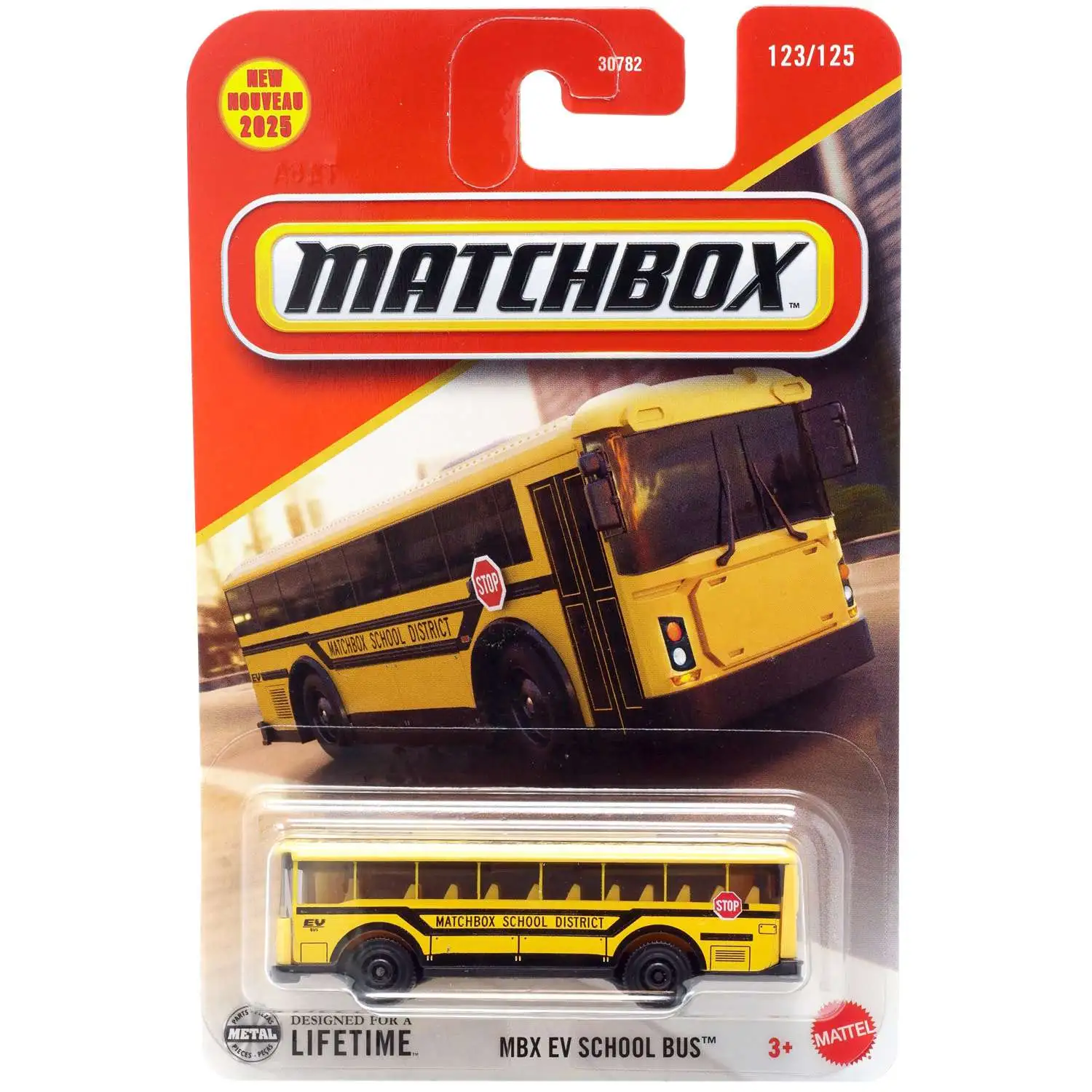 Matchbox MBX EV School Bus Diecast Car Mattel - ToyWiz