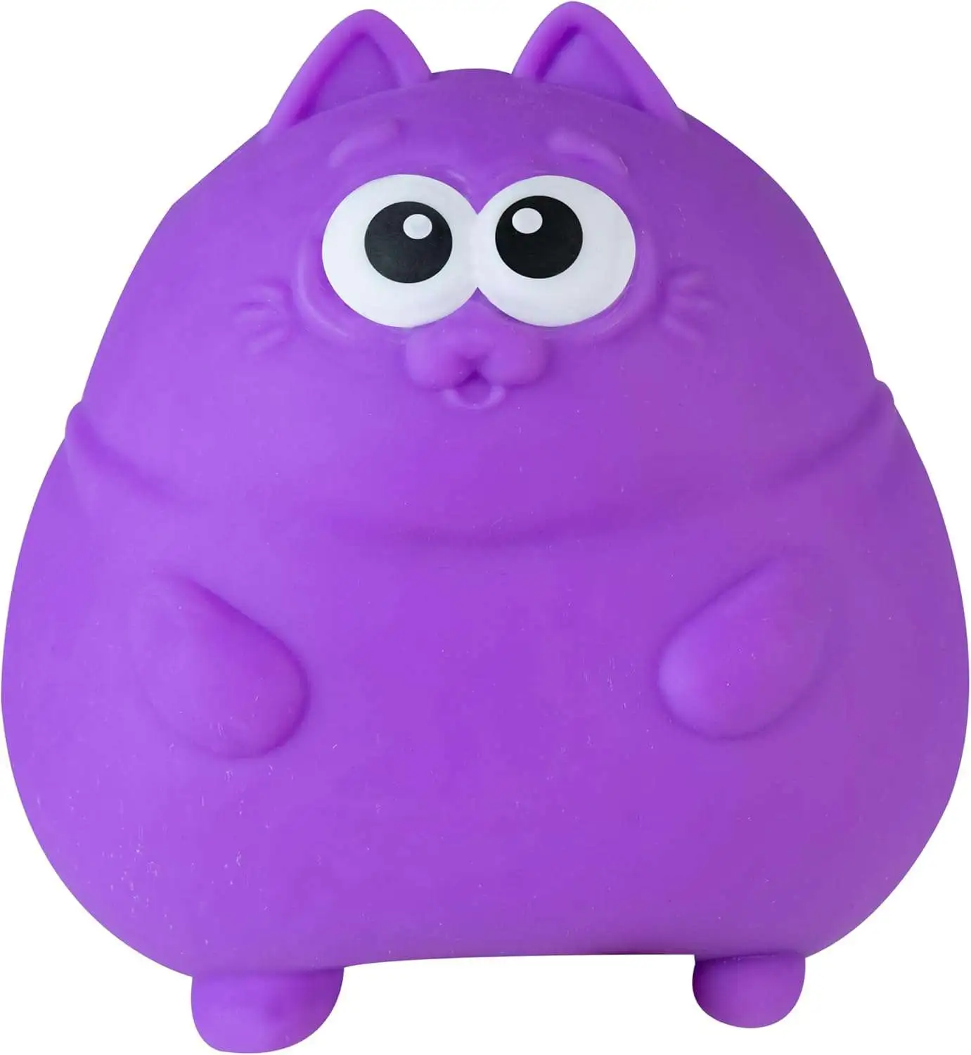 Easy Sqweezy Chunky Kitty Tubs Squeeze Toy Purple ORB Toys - ToyWiz
