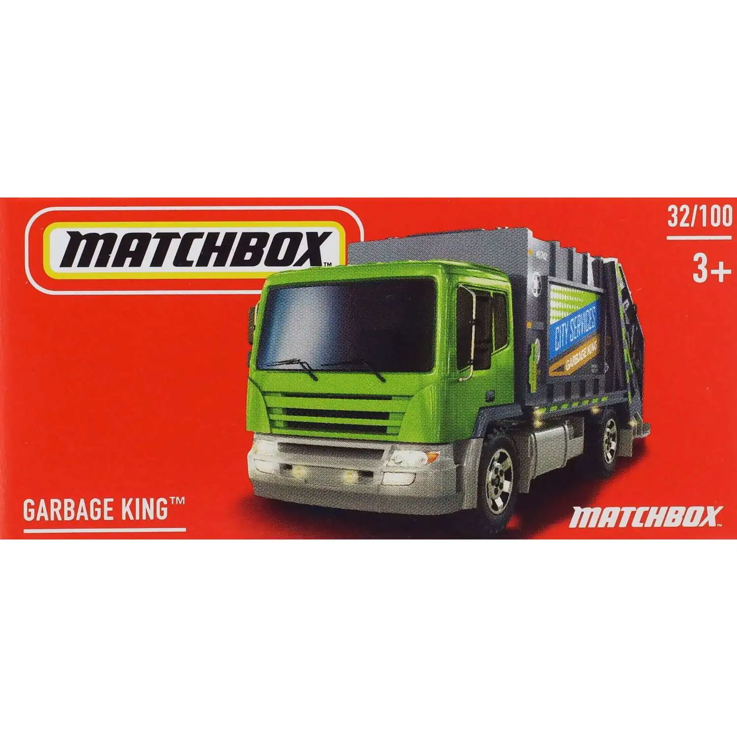 Matchbox Garbage King Diecast Car Boxed Mattel - ToyWiz