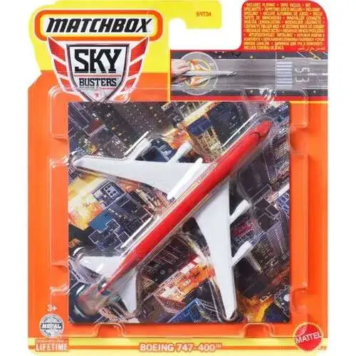 Matchbox Sky Busters Boeing 747-400 Diecast Vehicle Mattel Toys - ToyWiz