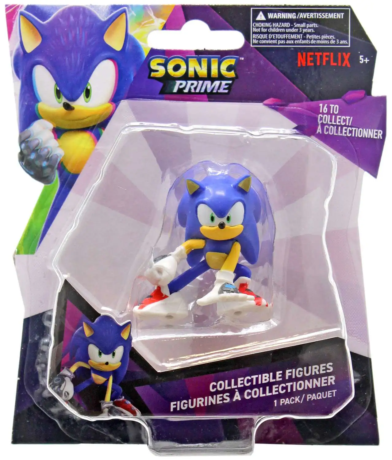 Sonic The Hedgehog Prime Single Packs Sonic 2.5 Mini Figure Tech Gear ...