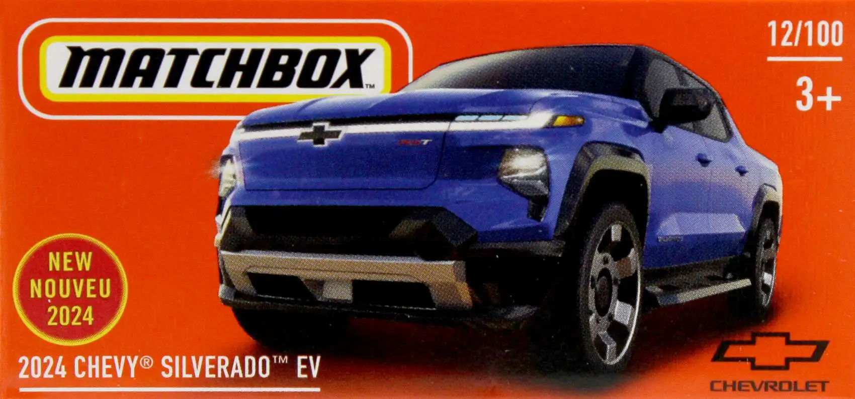 Matchbox 2024 Chevy Silverado EV Diecast Car Mattel - ToyWiz