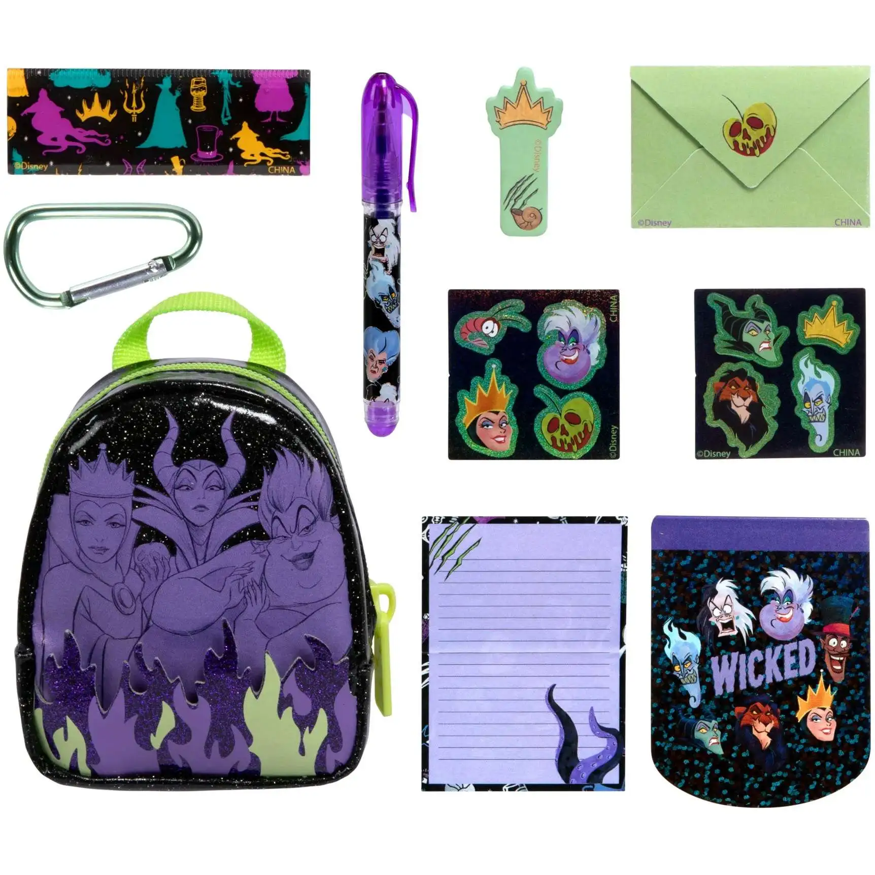 Shopkins Real Littles Disney Backpacks Series 7 Villains Pack Moose ...