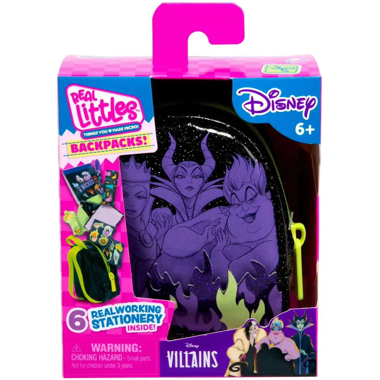 Shopkins Real Littles Disney Backpacks Series 7 Villains Pack Moose ...