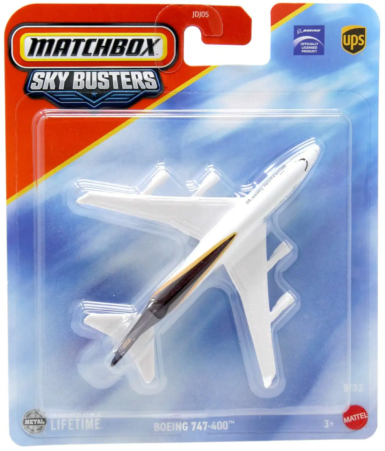 Matchbox Sky Busters Boeing 747-400 Diecast Vehicle UPS Mattel Toys ...