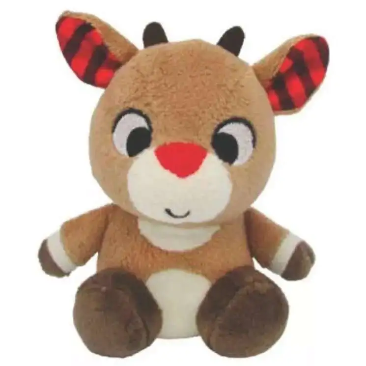 Rudolph the Red-Nosed Reindeer Mini Jinglers Rudolph 4.75 Plush Kids ...