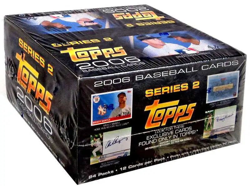 MLB Topps 2006 Series 2 Trading Card Box - ToyWiz