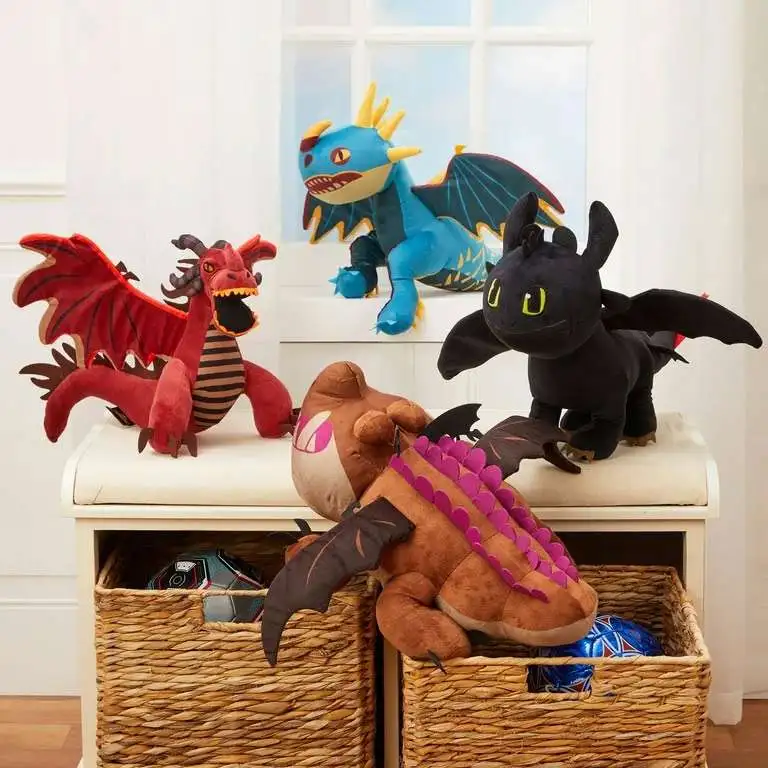 How to Train Your Dragon Dragons Stormfly 17 Plush Pillow Franco - ToyWiz