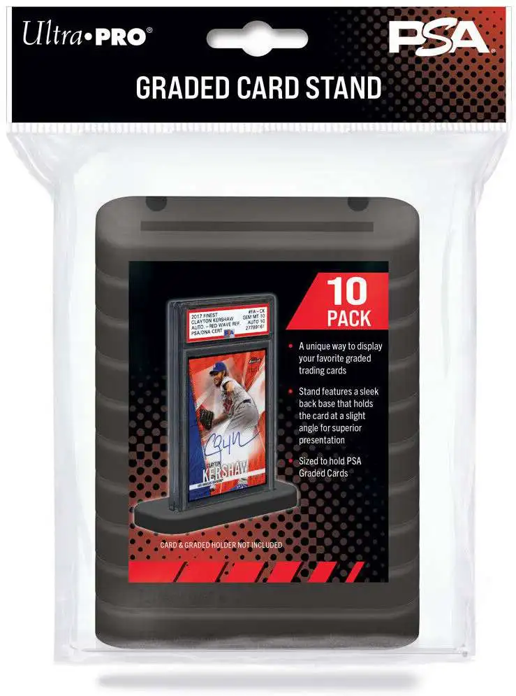 Ultra Pro Card Supplies PSA Graded Card Stand Standard 10-Pack - ToyWiz