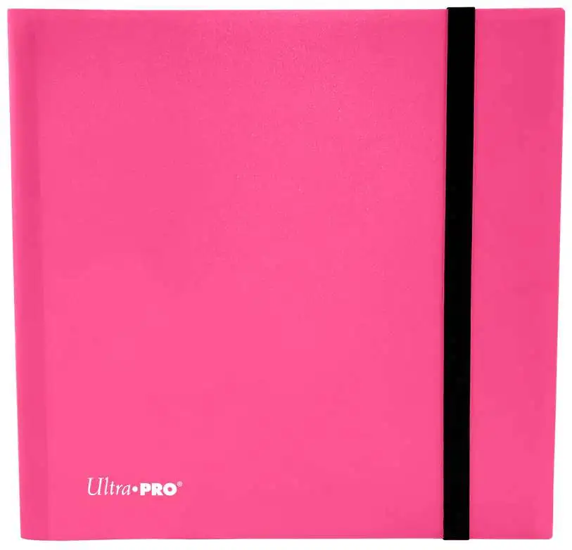 Ultra Pro Card Supplies Eclipse Hot Pink 12-Pocket PRO-Binder - ToyWiz
