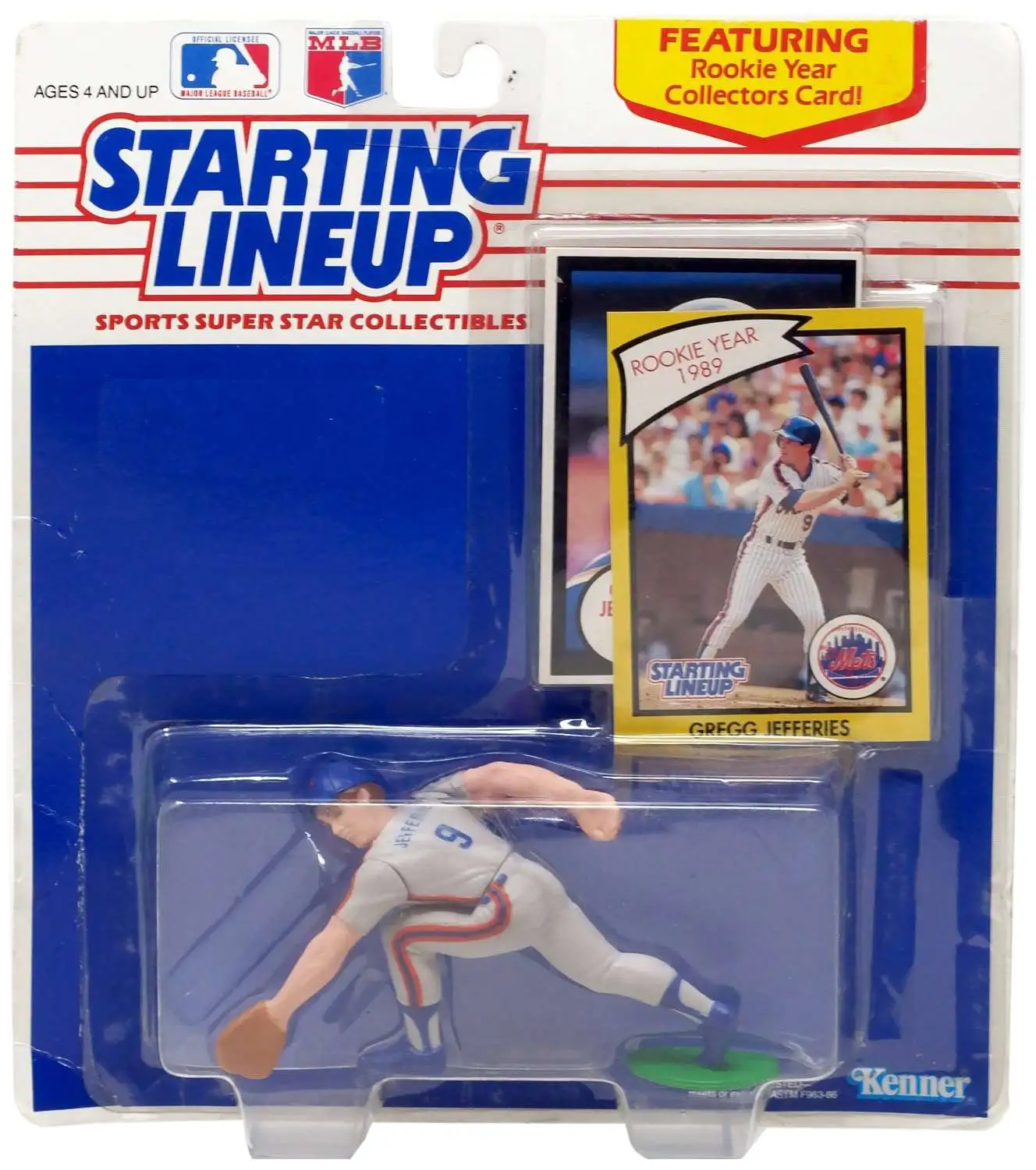 MLB Starting Lineup Gregg Jefferies Action Figure Moderate shelf wear ...