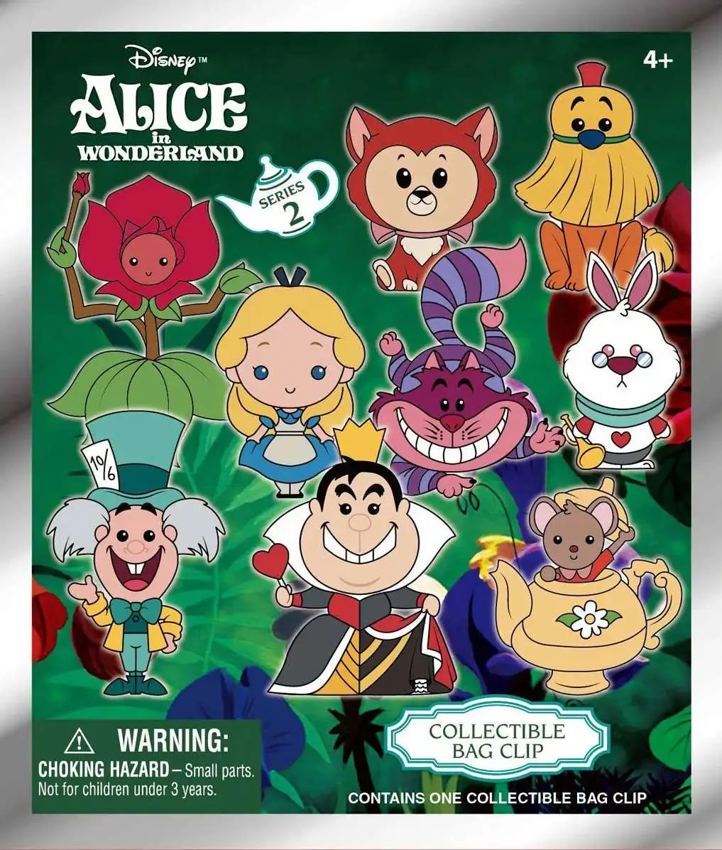 Disney 3D Figural Keyring Alice in Wonderland Series 2 Mystery Pack 1 ...