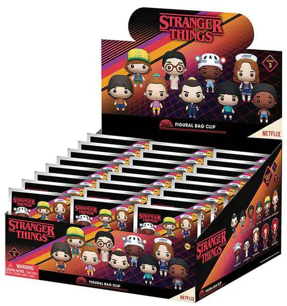 Stranger Things 3D Figural Foam Bag Clip Stranger Things Series 3 ...