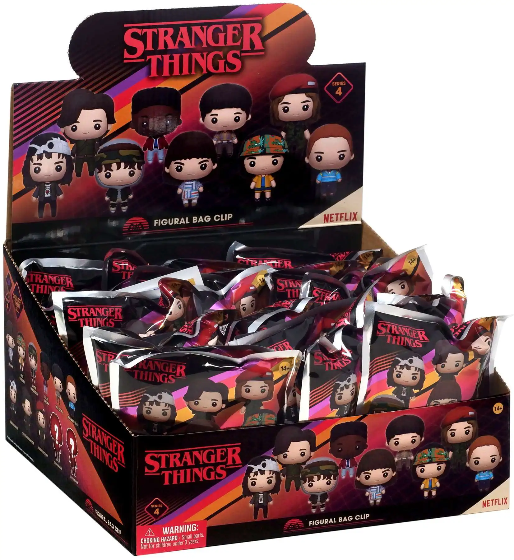 Stranger Things 3D Figural Foam Bag Clip Stranger Things Series 4 ...