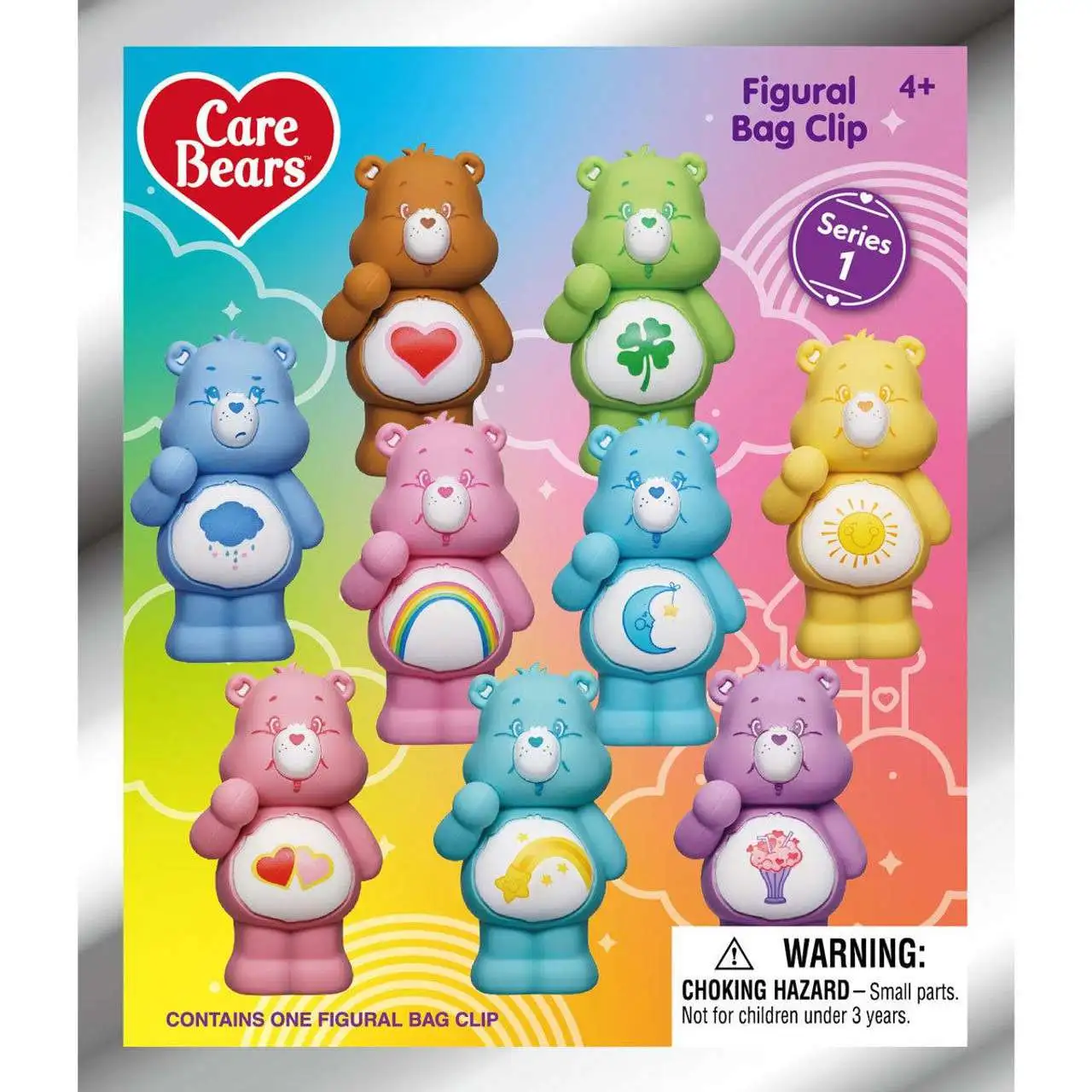 Care Bears 3D Figural Foam Bag Clip Care Bears Series 1 Mystery Box 24 ...