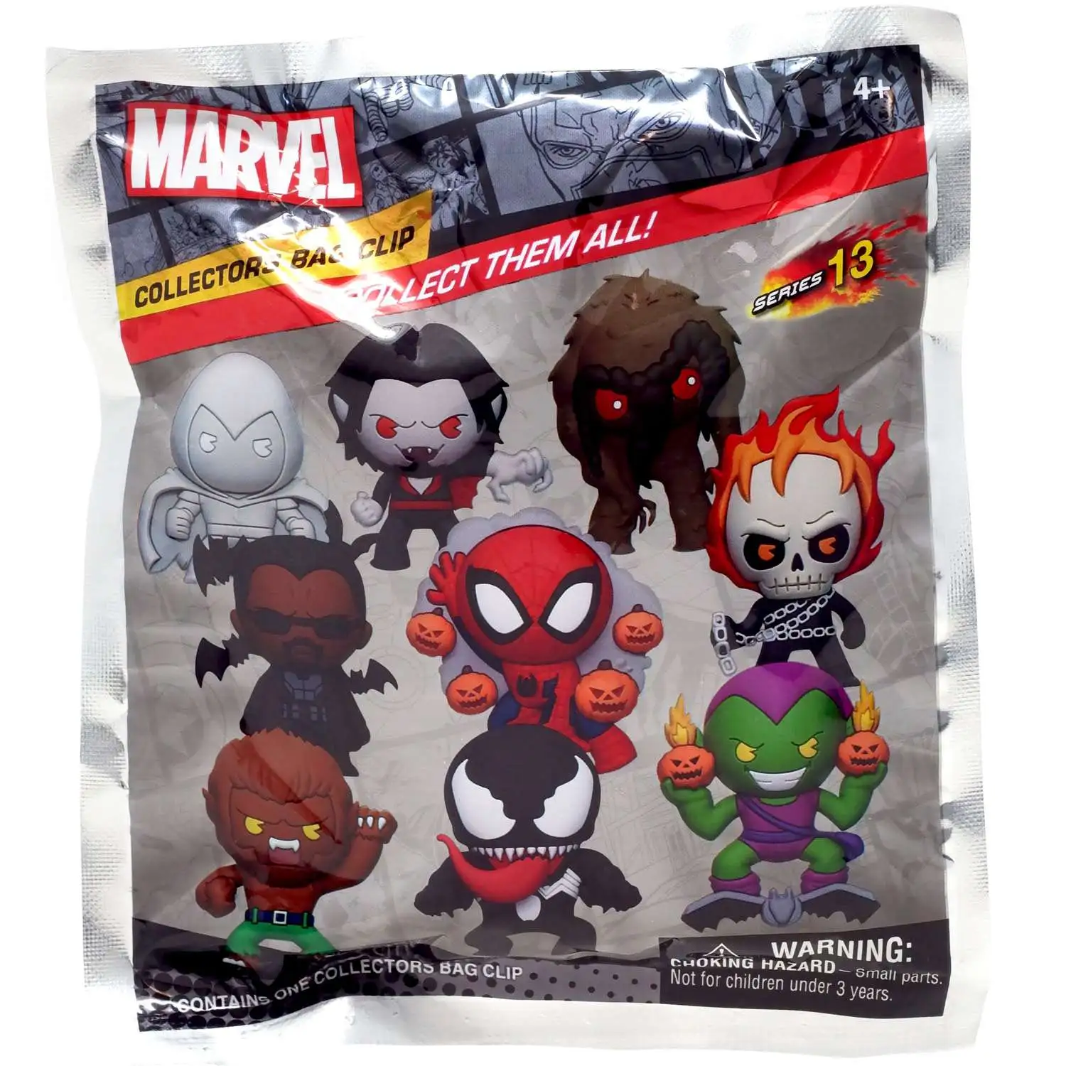 Marvel 3D Figural Keyring Marvel Seasonal Series 13 Halloween Mystery ...