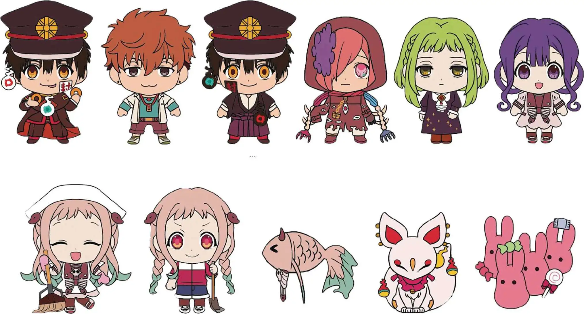 Toilet- Bound Hanako-Kun 3D Figural Bag Clip Toilet- Bound Hanako-Kun Series 2 Mystery Pack 1 ...