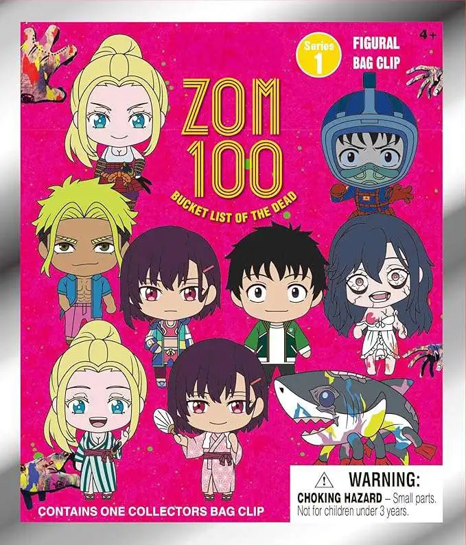 Zom 100 3D Figural Foam Bag Clip Zom 100 Series 1 Bucket List of the ...