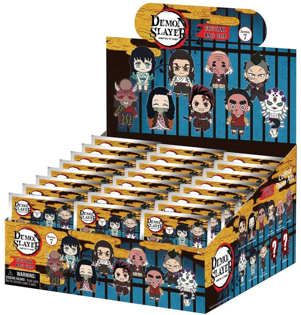 Demon Slayer 3D Figural Keyring Demon Slayer Series 7 Mystery Box 24 ...