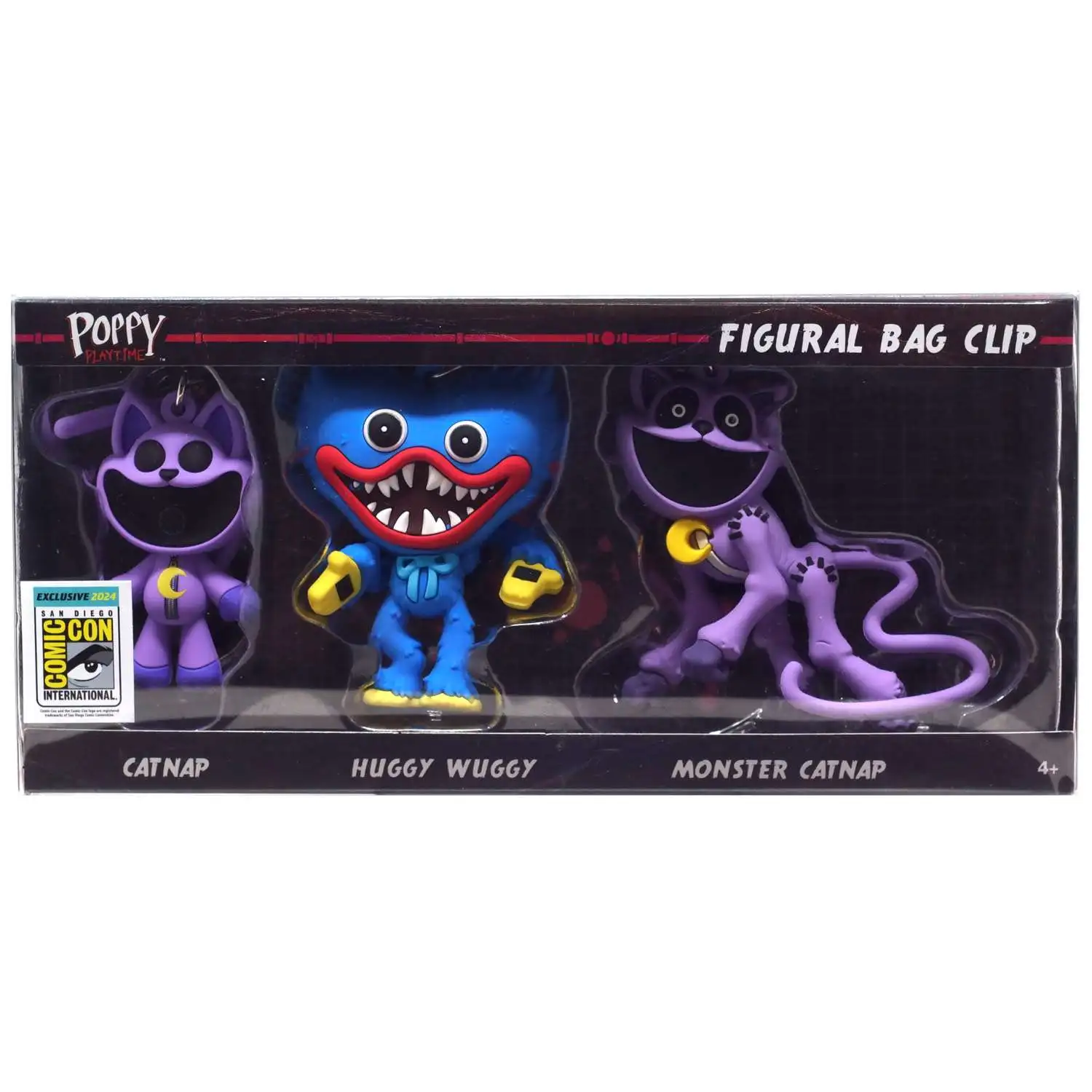 Poppy Playtime Cat Nap, Huggy Wuggy Monster Catnap Exclusive Bag Clip 3 ...