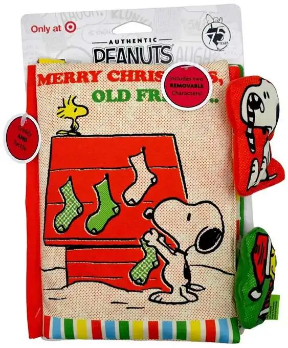 Peanuts Snoopy Holiday 8 Plush Book Kids Preferred - ToyWiz
