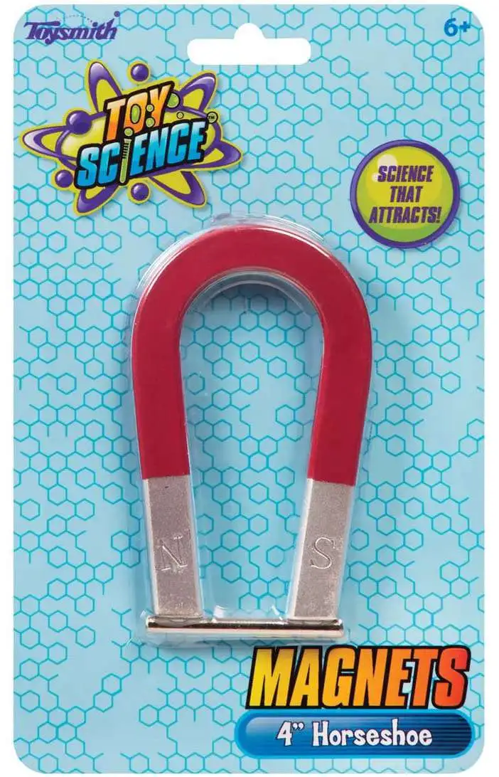 Toy Science 4 Horseshoe Magnet Toysmith - ToyWiz