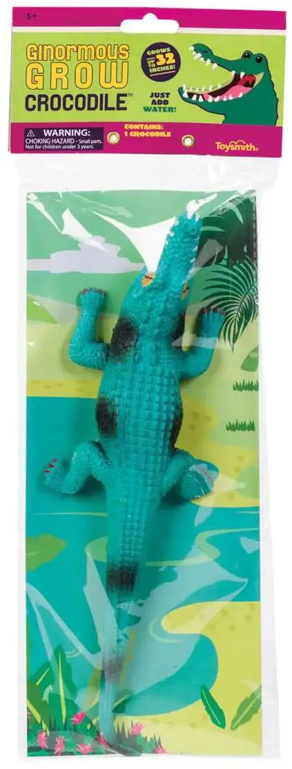 Ginormous Grow Crocodile Figure Toysmith - ToyWiz