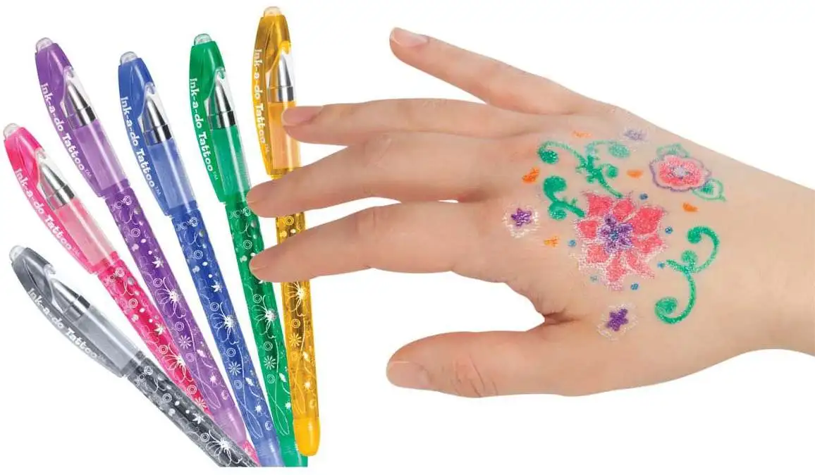 Toysmith Ink-a-Do Tattoo Pens 6-Pack - ToyWiz