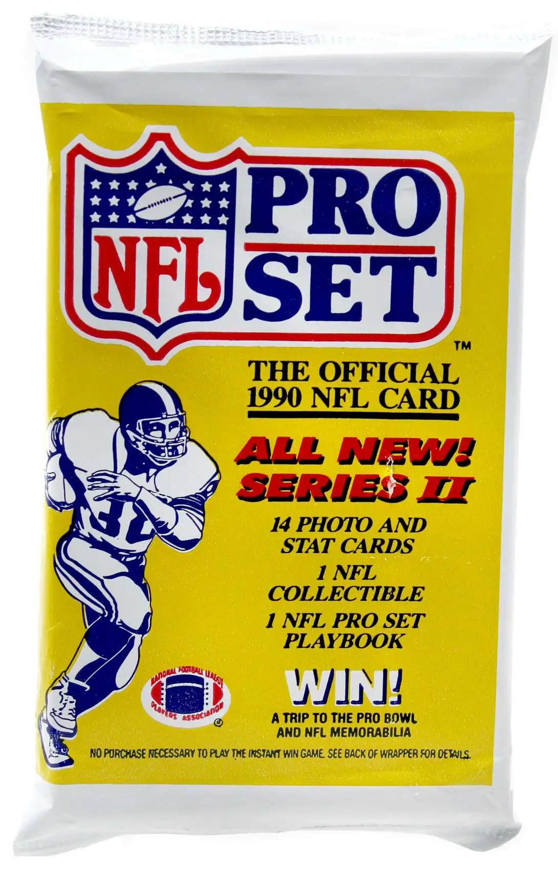 NFL Leaf 1990 Pro Set Football Series 2 Trading Card WAX Pack 14 Cards ...