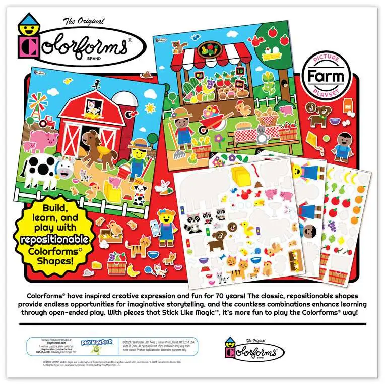 Colorforms Farm Set - ToyWiz