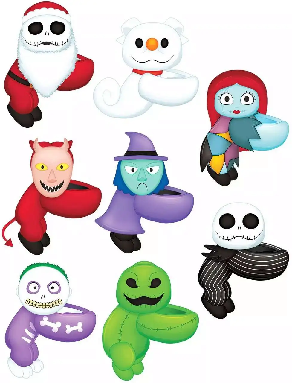 Disney The Nightmare Before Christmas Creepy Cuff Mystery Pack Bulls i ...